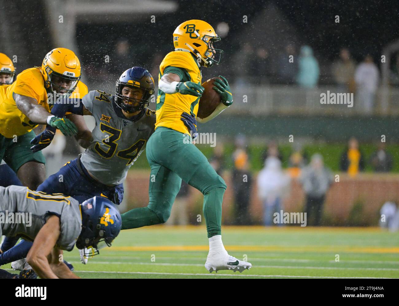 Waco, USA. 25th Nov, 2023. November 25 2023: Baylor Bears running back ...