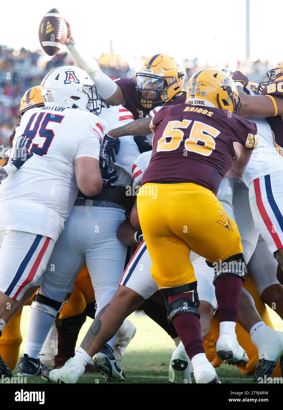 Tempe, Arizona, USA. 25th Nov, 2023. Tight end Jalin Conyers (12) of ...