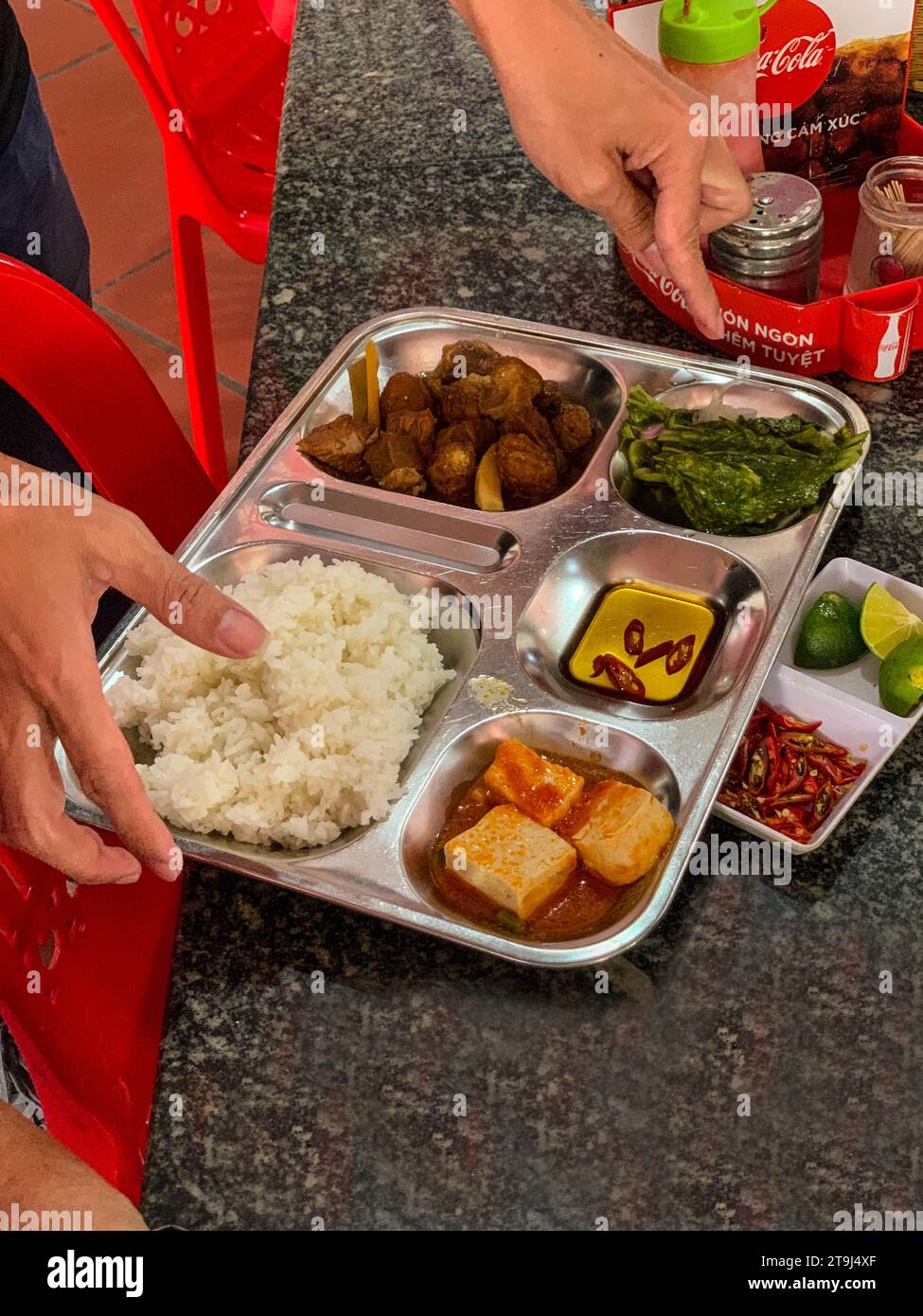Lunch at Roadside Rest Stop between Hanoi and Lao Cai, Vietnam, Highway ...