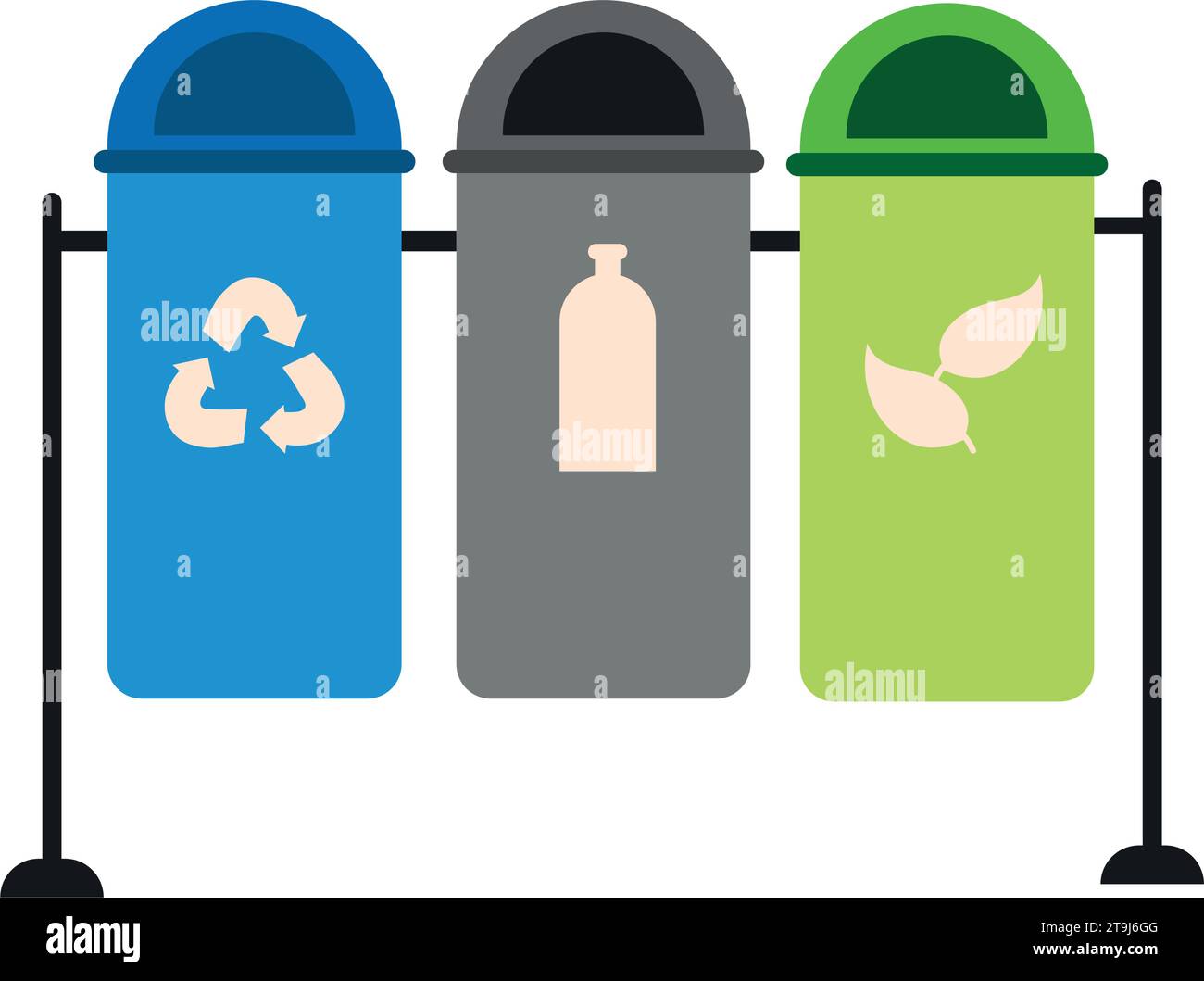 Shiny bins Stock Vector Images - Alamy