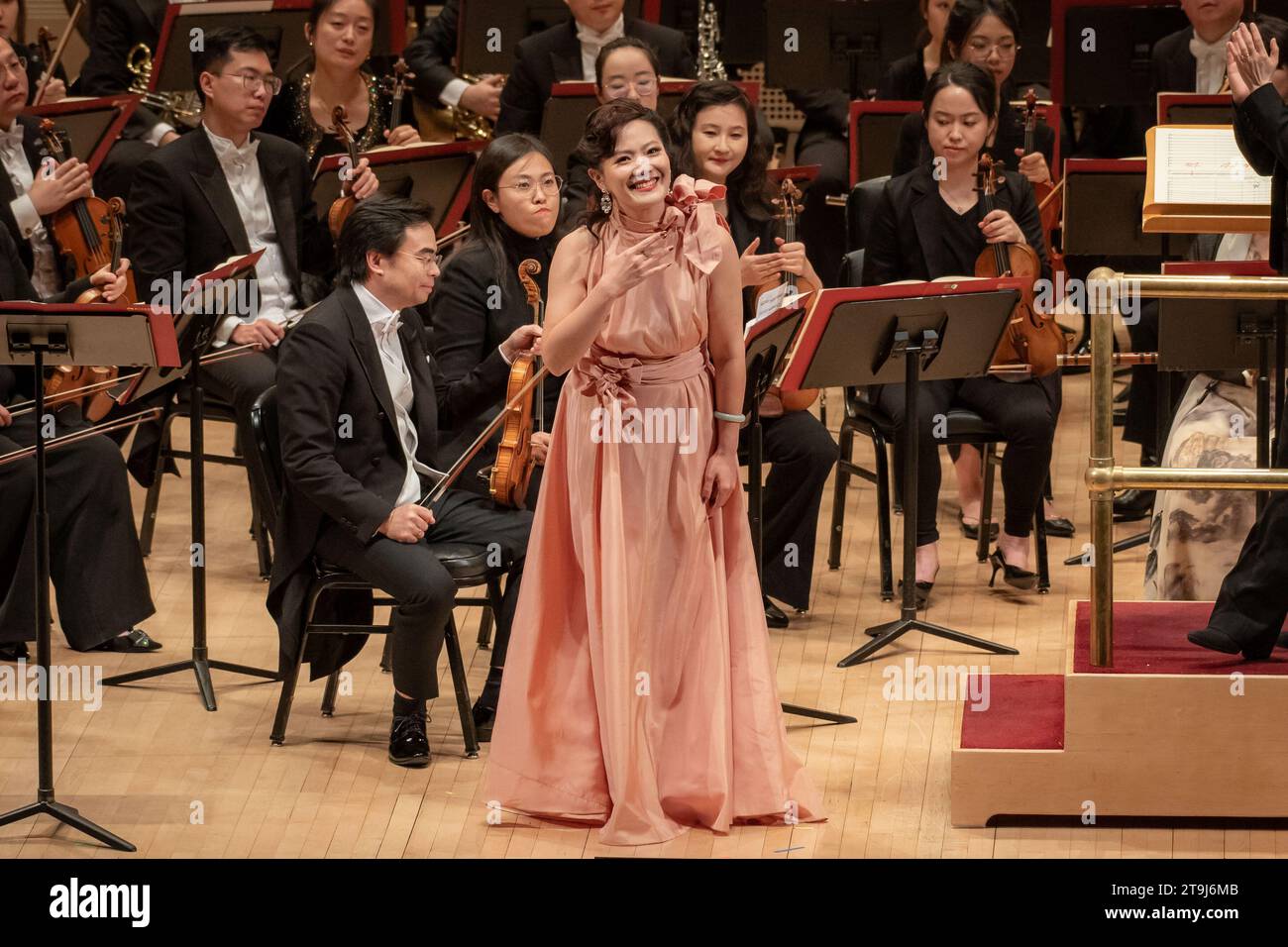 New York, Carnegie Hall in New York. 24th Nov, 2023. Song Yuanming, a ...