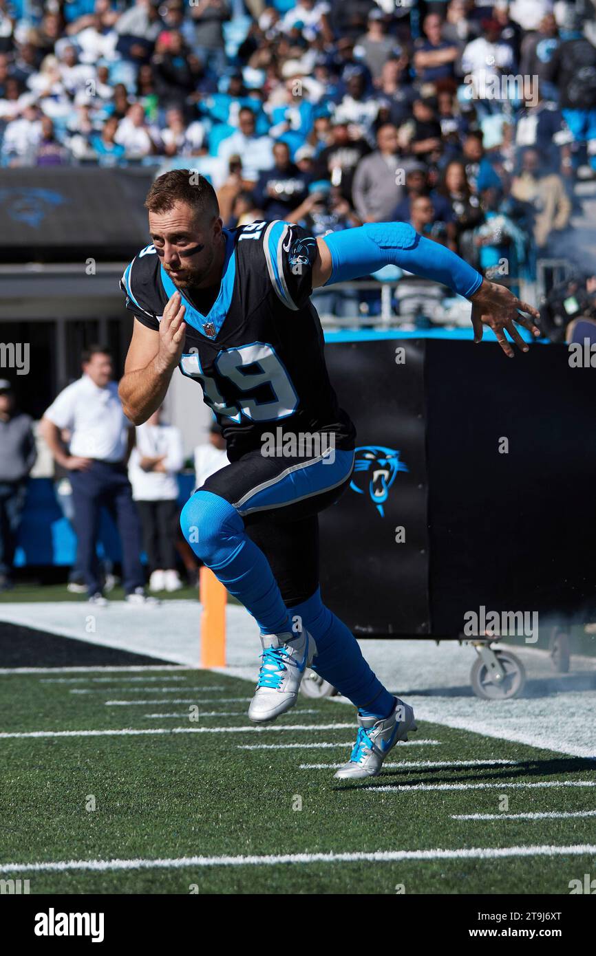 Carolina Panthers wide receiver Adam Thielen (19) sprints on to the ...