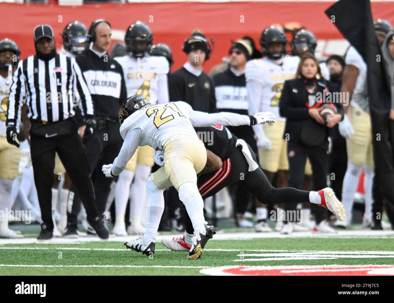 SALT LAKE CITY, UT - NOVEMBER 25: Colorado Buffaloes safety Shilo ...