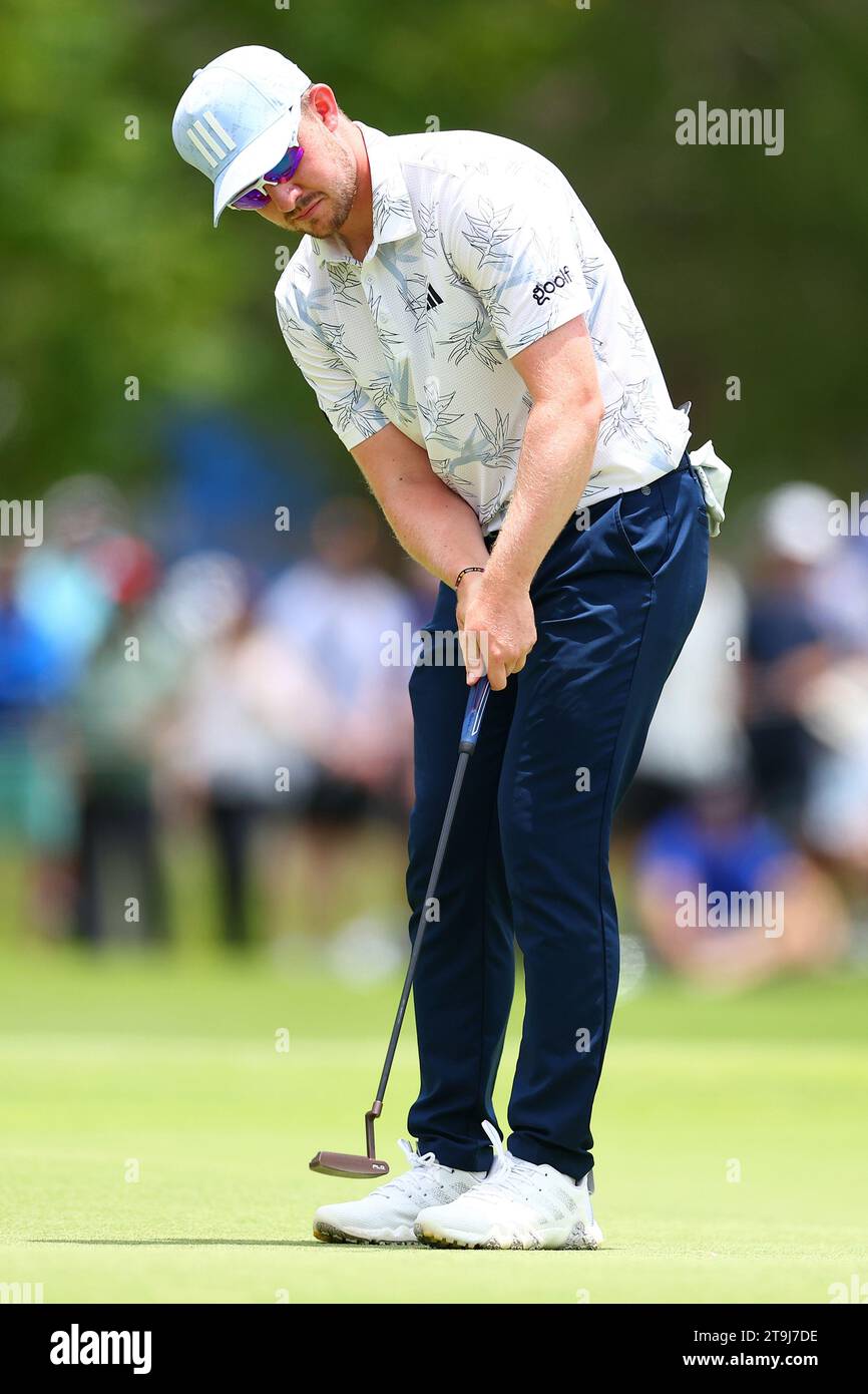Connor Syme of Scotland during the Fortinet Australian PGA Championship ...