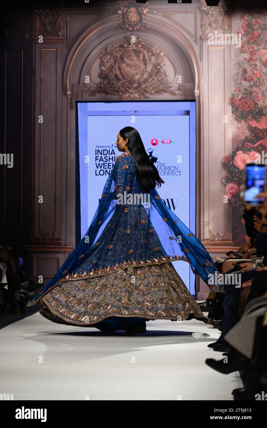 London, UK, 25th November 2023, Indian Fashion Week London takes place ...