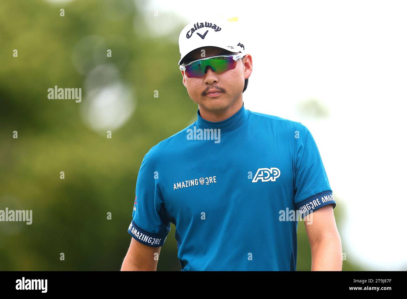 Min Woo Lee of Australia during the Fortinet Australian PGA ...