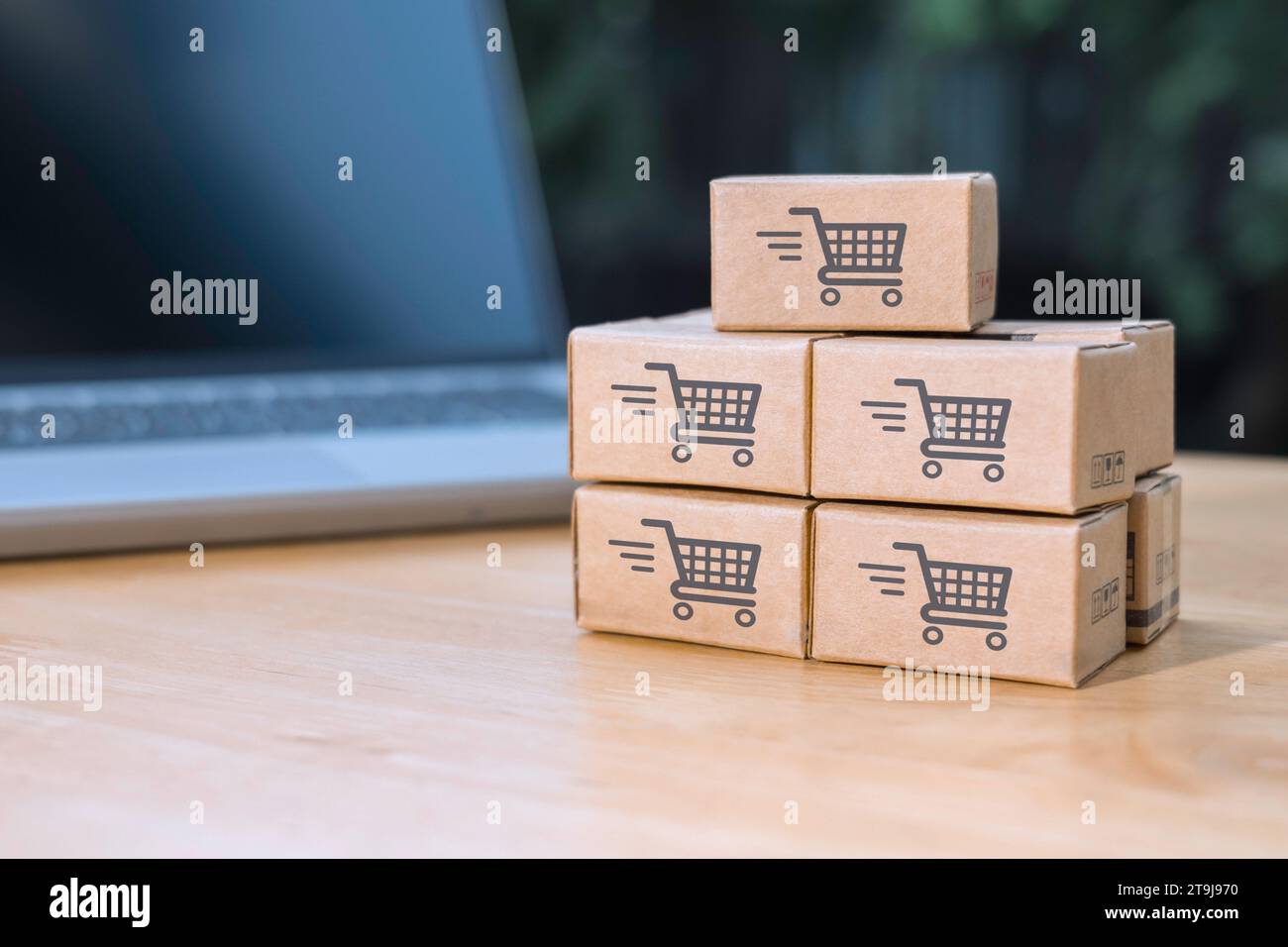 Shopping cart logo hi-res stock photography and images - Alamy