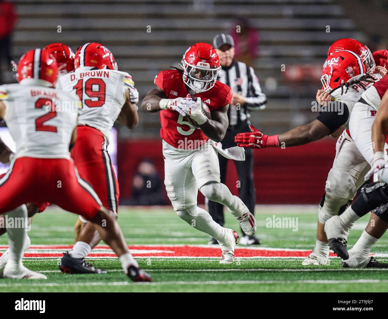 November 25, 2023: Rutgers Scarlet Knights running back Kyle Monangai ...