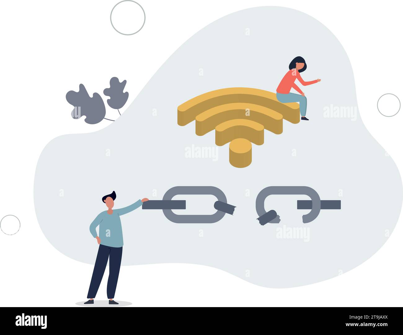 Digital disconnect and exit internet technology for detox.Connection ...