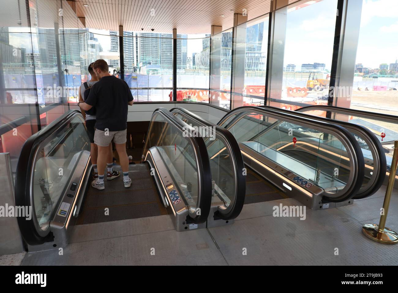 Sydney, Australia. 26th November 2023. Barangaroo Metro Station was ...