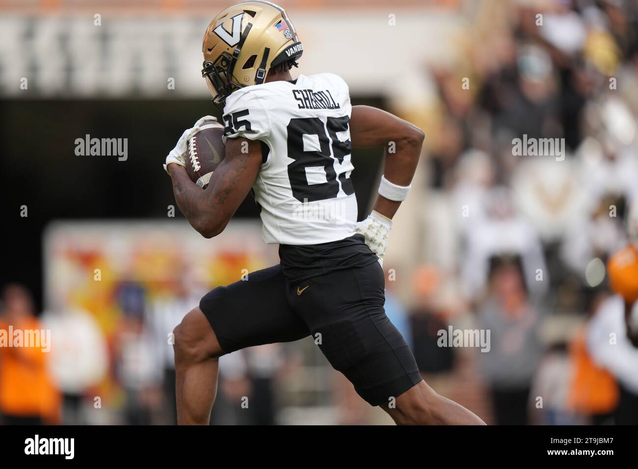 November 25, 2023: Junior Sherrill #85 of the Vanderbilt Commodores ...