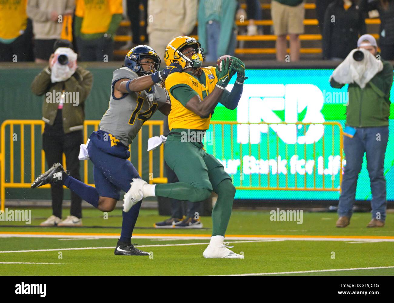 Waco, USA. 25th Nov, 2023. November 25 2023: Baylor Bears wide receiver ...