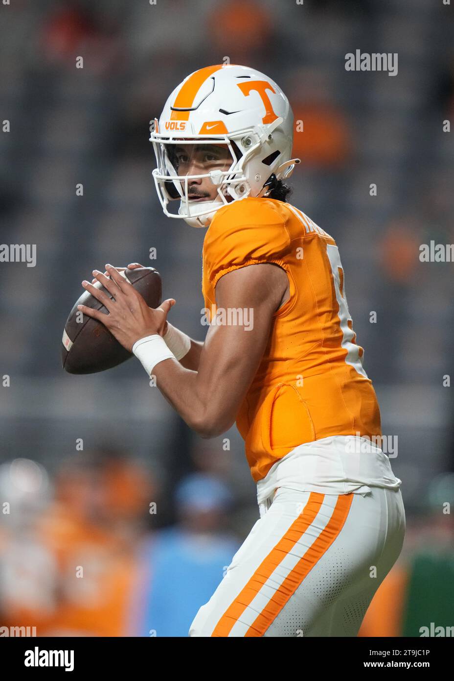 November 25, 2023: Nico Iamaleava #8 of the Tennessee Volunteers ...