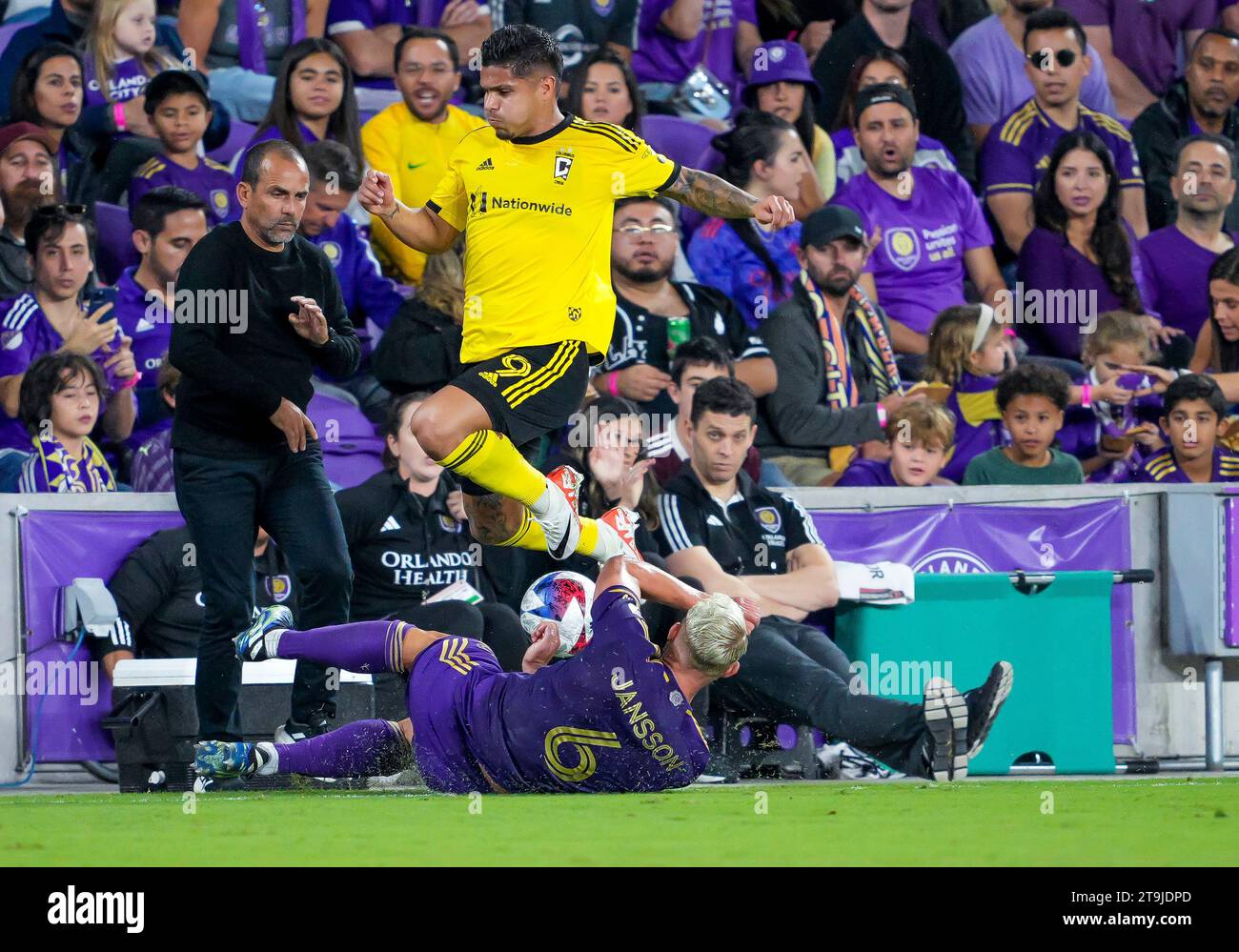 ORLANDO, FL - NOVEMBER 25: Orlando City defender Robin Jansson (6 ...