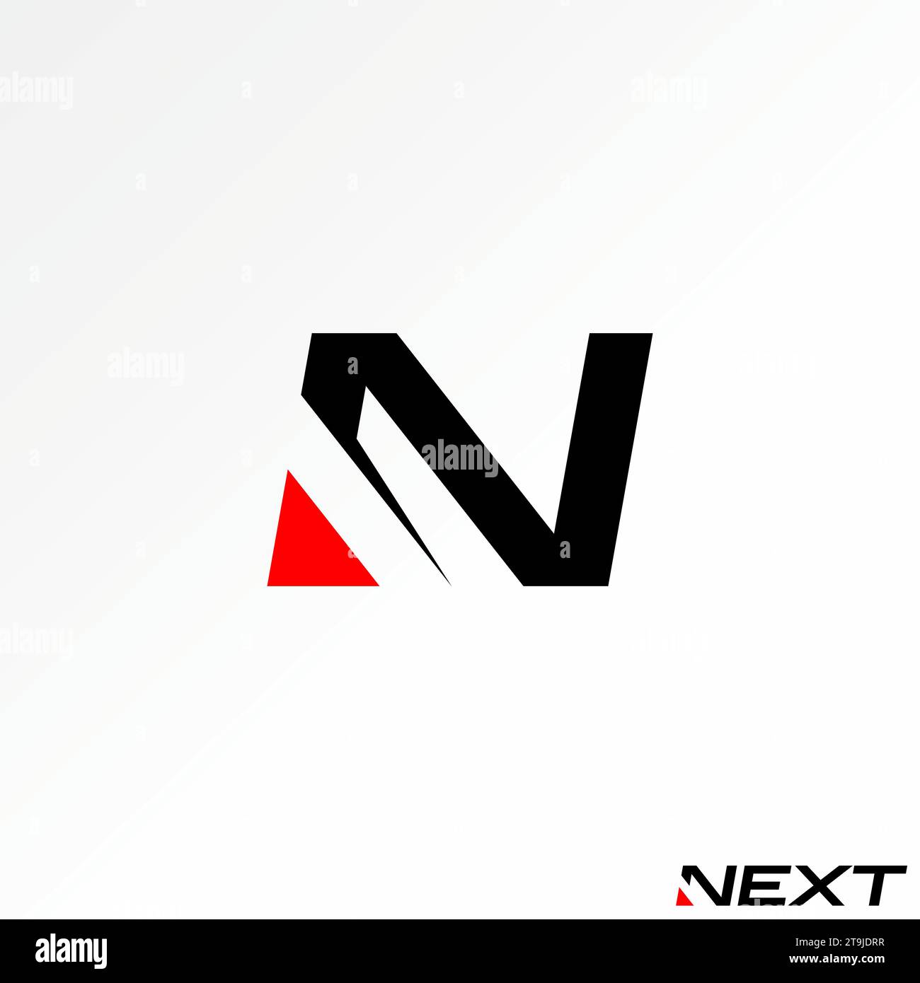 Logo design graphic concept creative premium abstract vector stock unique simple initial letter ...