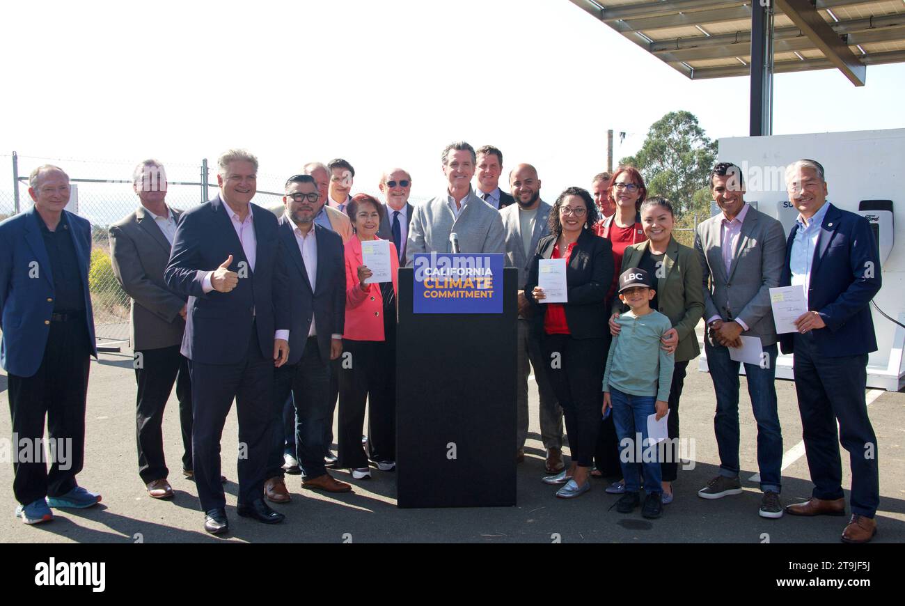 Vallejo, CA - Sept 16, 2022: California Governor Gavin Newsom speaking ...