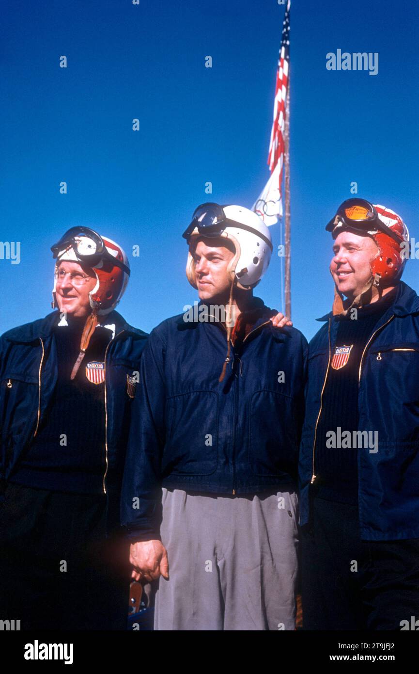 LAKE PLACID, NY - FEBRUARY 19: Stanley Benham and Art Tyler of the ...