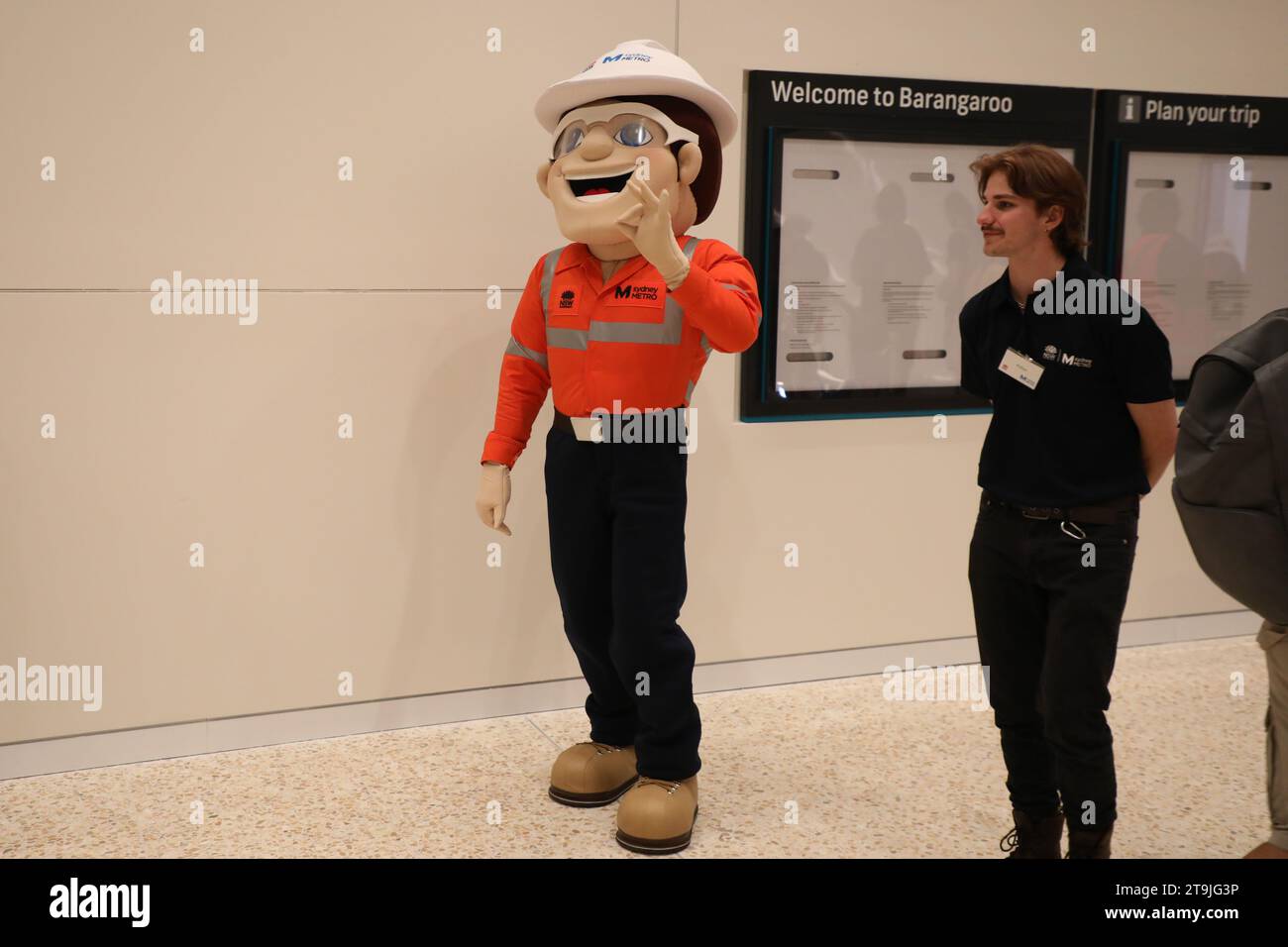 Sydney, Australia. 26th November 2023. Barangaroo Metro Station was ...