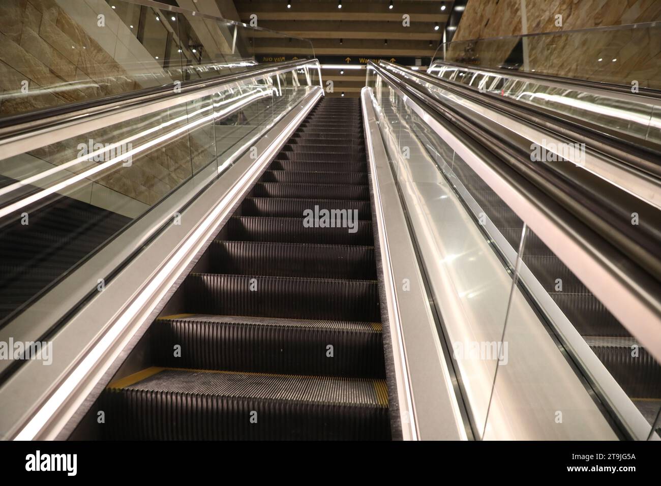 Sydney, Australia. 26th November 2023. Barangaroo Metro Station was ...