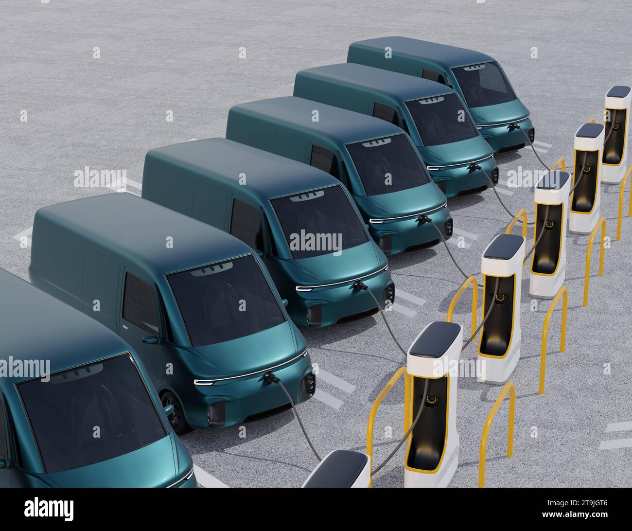 Fleet of vans hi-res stock photography and images - Alamy