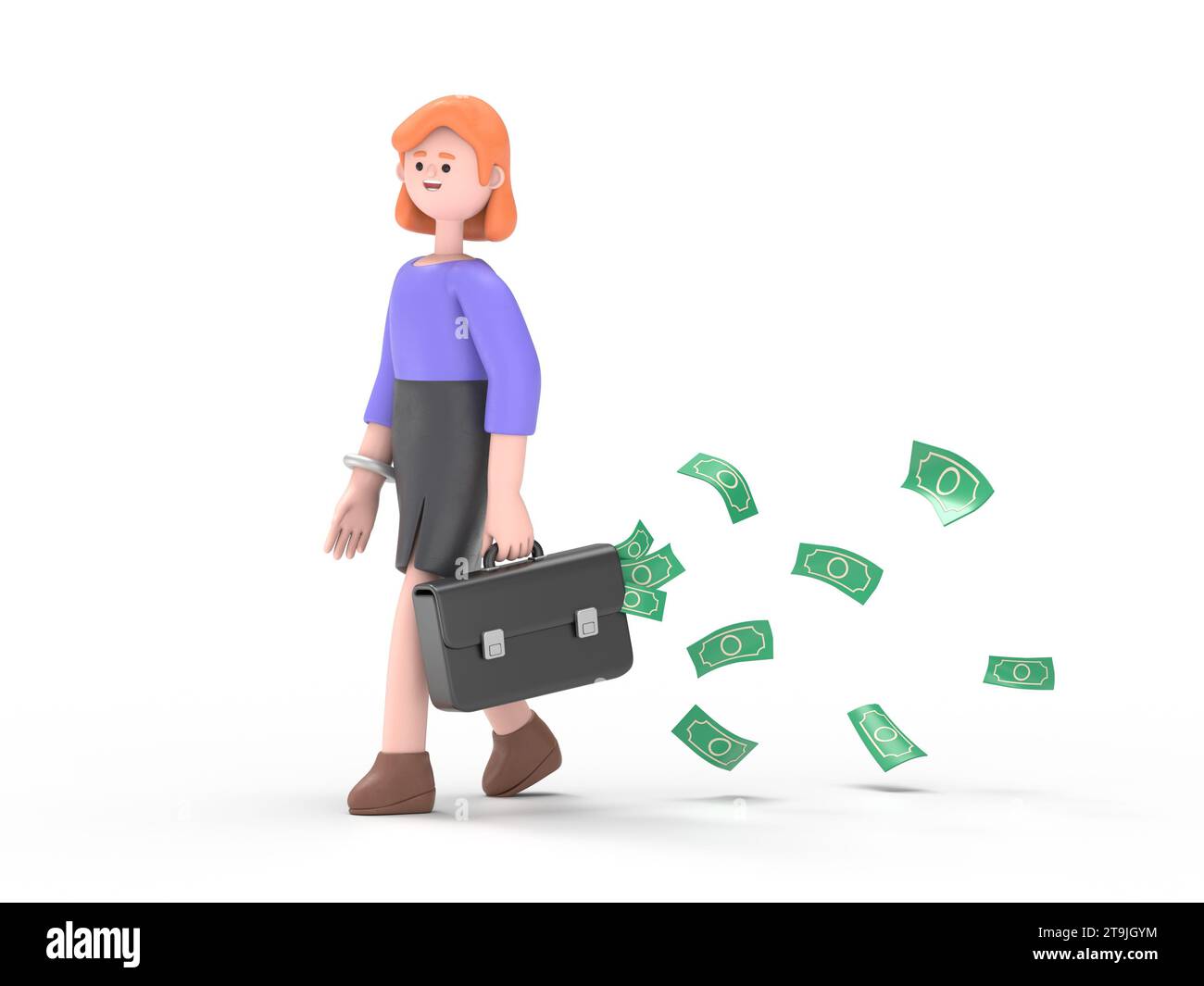 Briefcase full american dollars money hi-res stock photography and ...