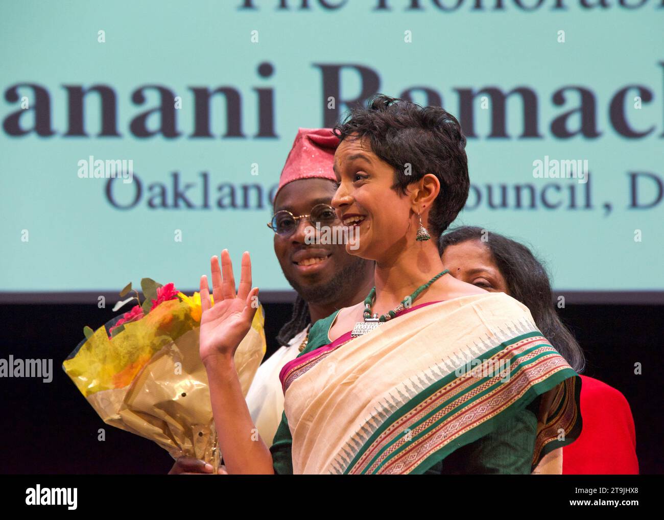 Oakland, CA - Jan 9, 2023: Oakland Council member Janna Ramachandran ...