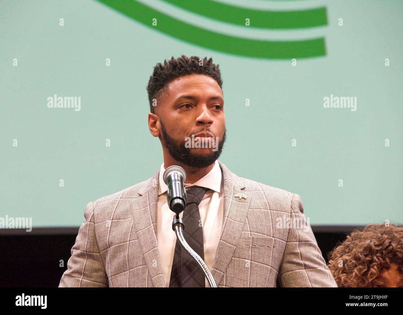 Oakland, CA - Jan 9, 2023: Oakland Council member Kevin Jenkins ...