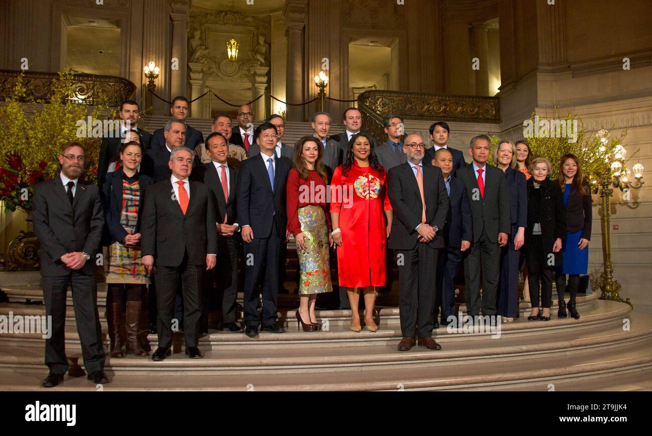 San Francisco, CA - Jan 30, 2023: Mayor London Breed posing with ...