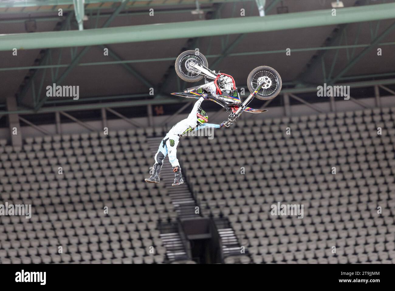 Melbourne, Australia, 25 November, 2023. FMX Show during the FIM WSX ...