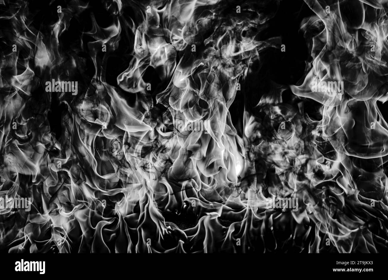 Fire blaze flames on black background. Fire burn flame isolated ...