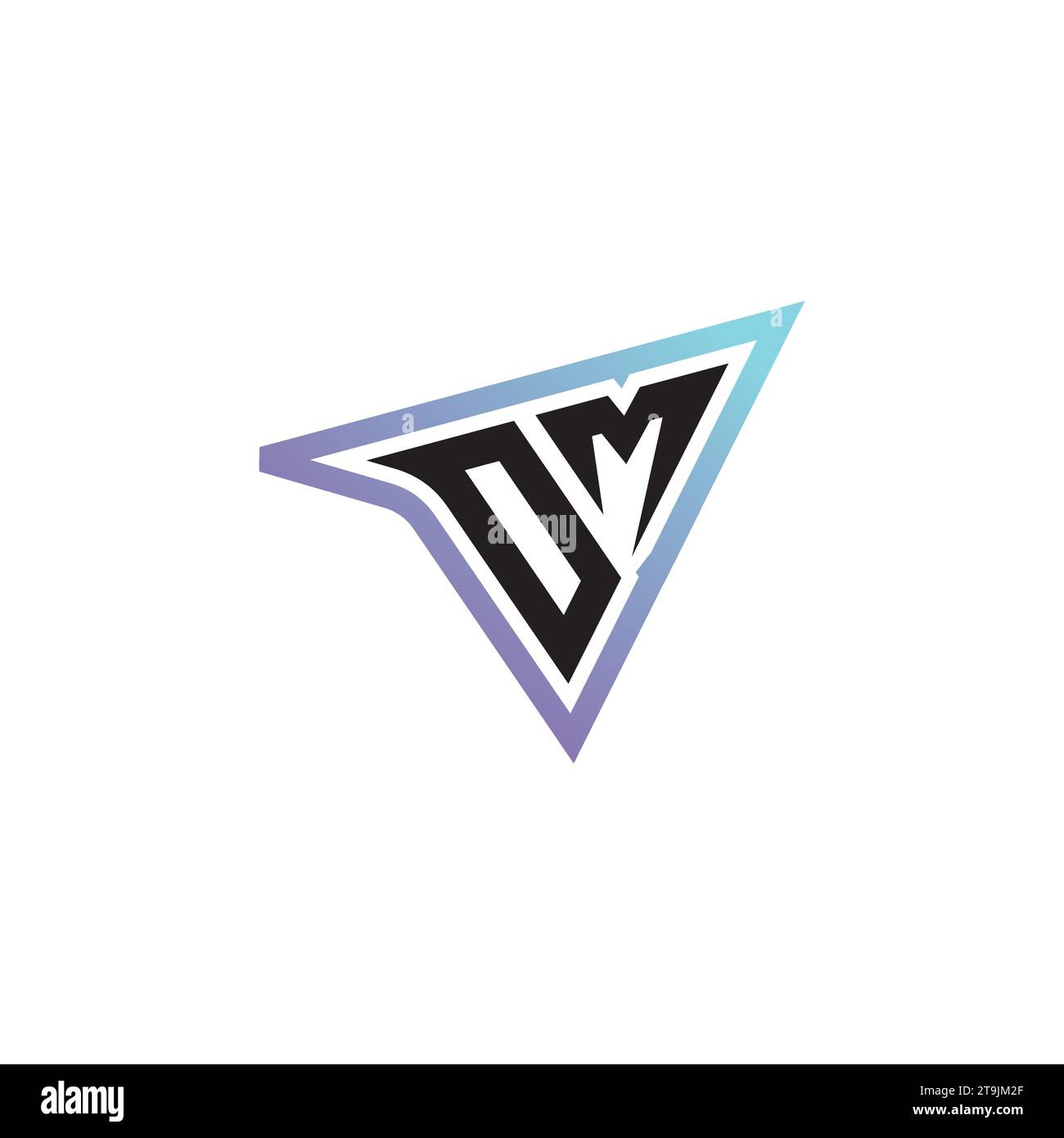 DM letter combination cool logo esport or gaming initial logo as a ...