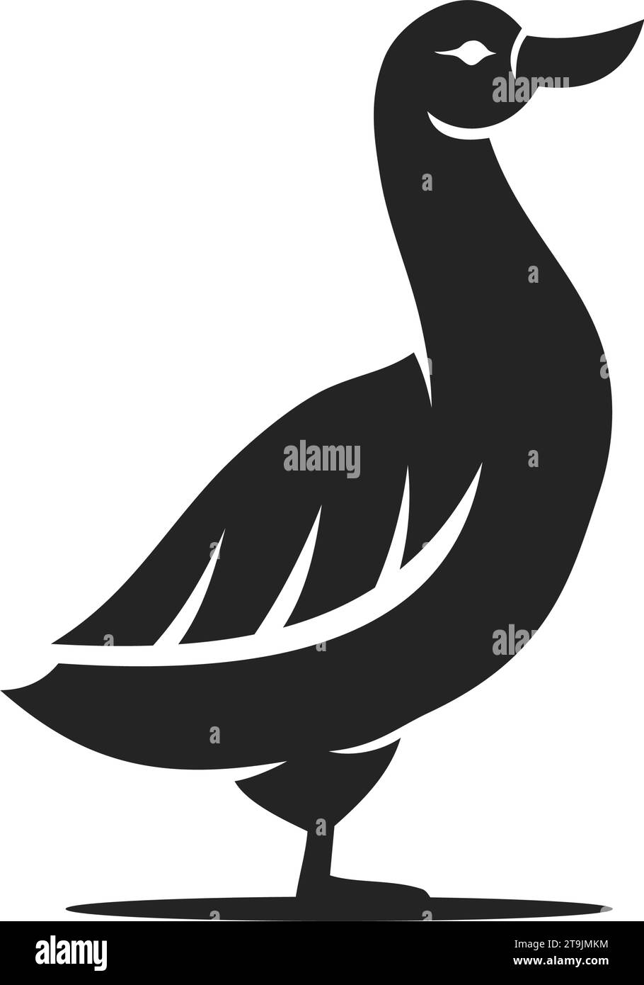 duck logo template Isolated. Brand Identity. Icon Abstract Vector ...
