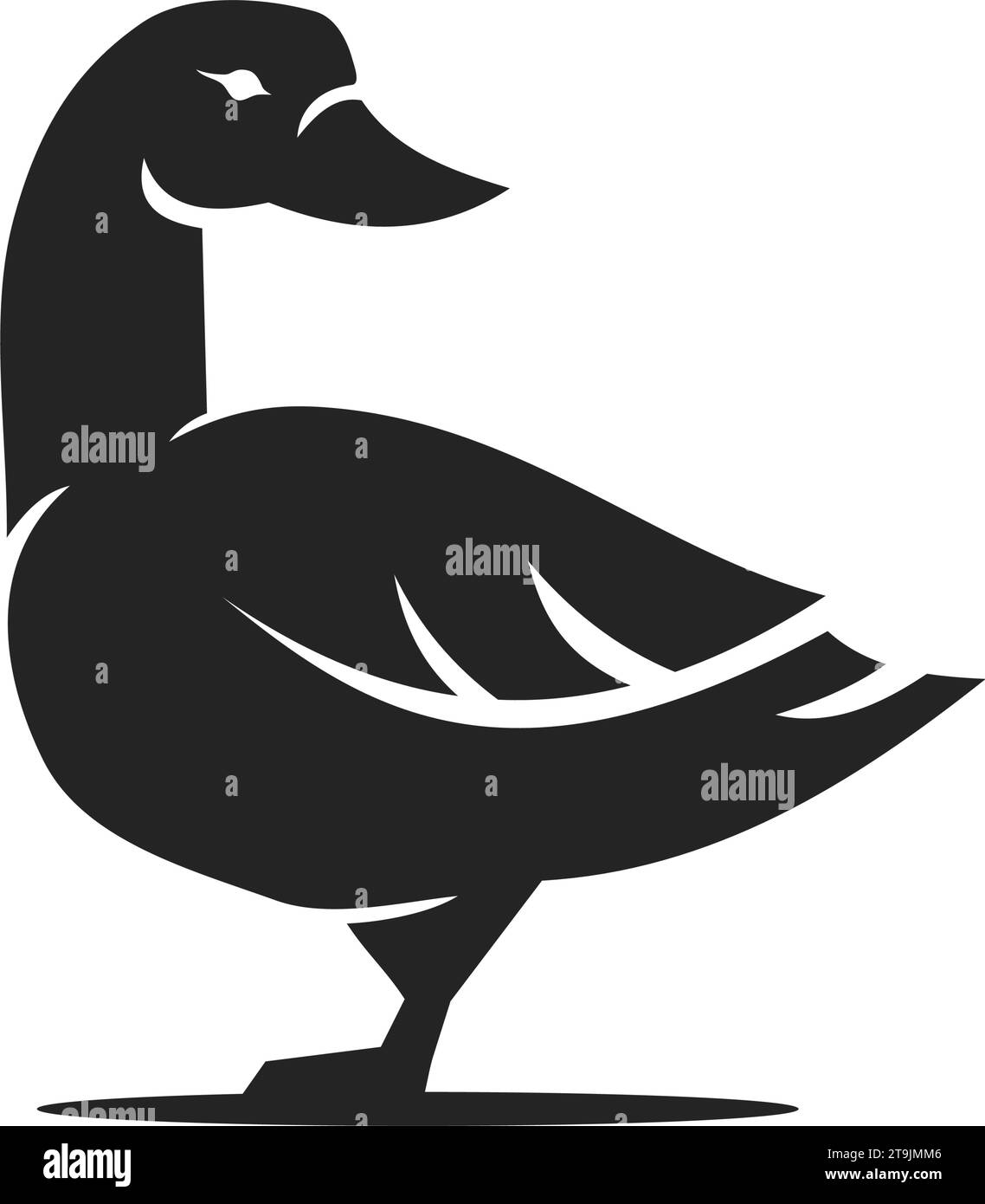 duck logo template Isolated. Brand Identity. Icon Abstract Vector ...