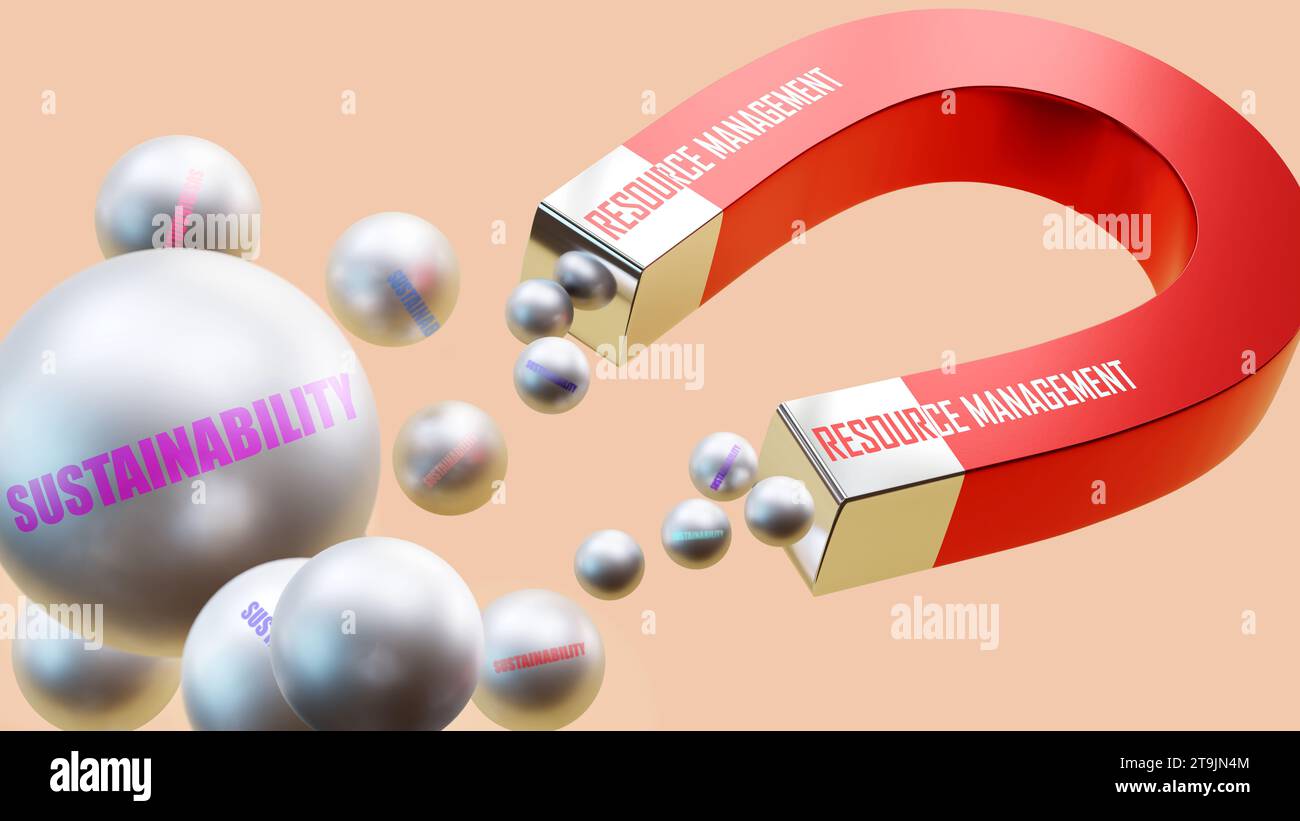 Resource management which brings Sustainability. A magnet metaphor in ...
