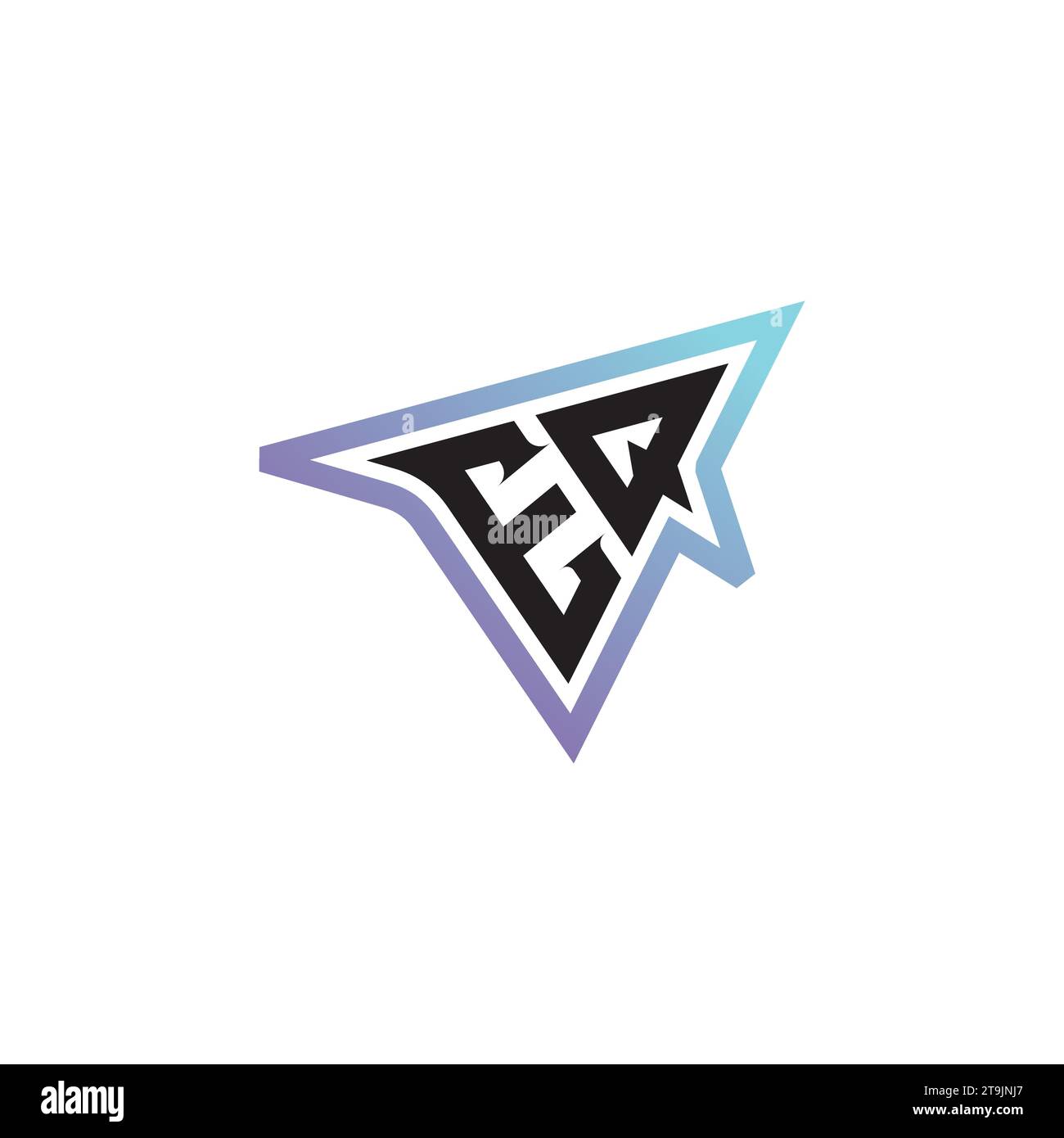 EQ letter combination cool logo esport or gaming initial logo as a ...