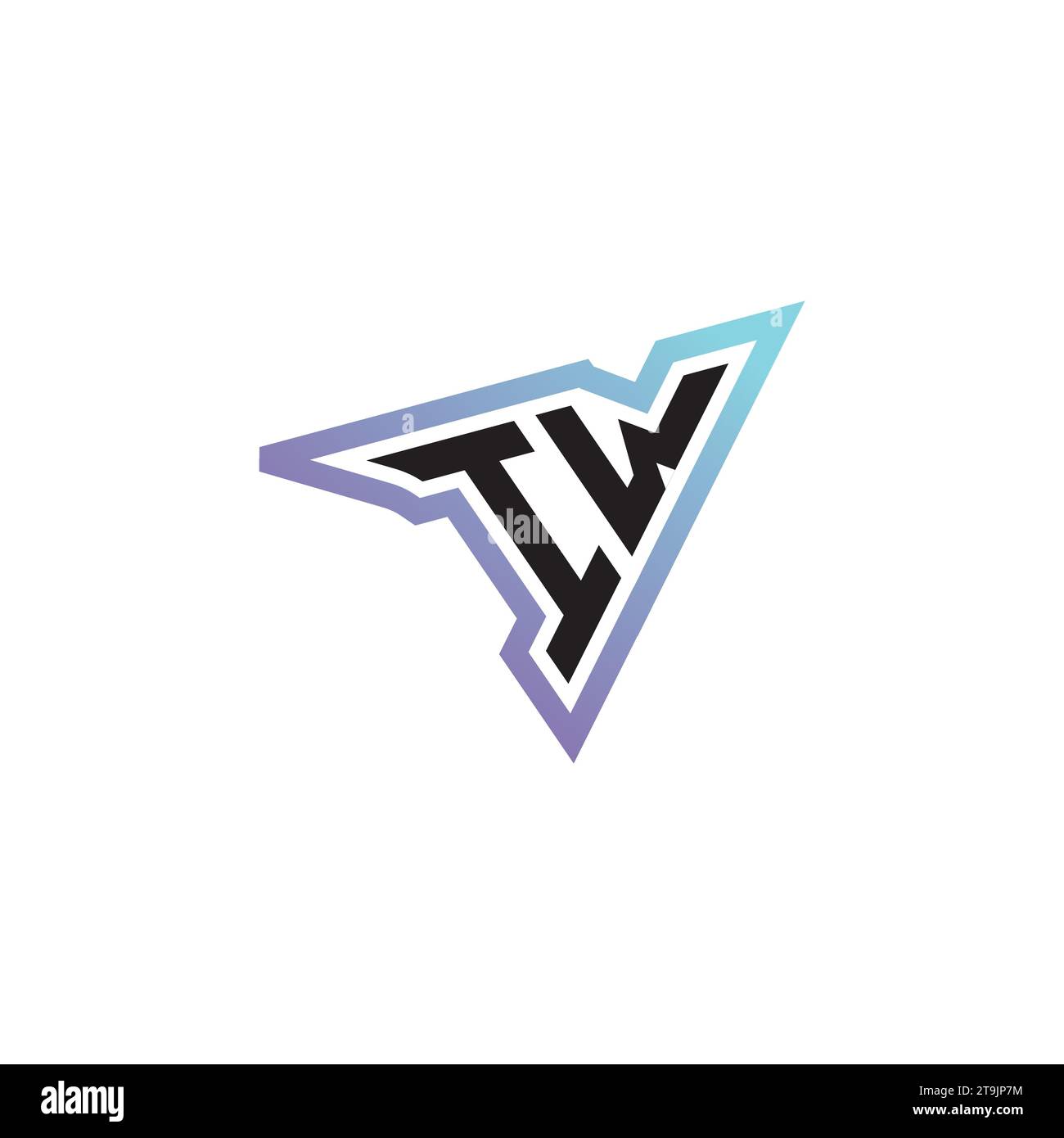 Letter iw logo hi-res stock photography and images - Alamy