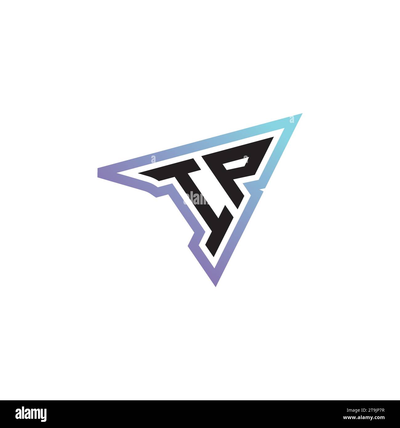 IP letter combination cool logo esport or gaming initial logo as a ...