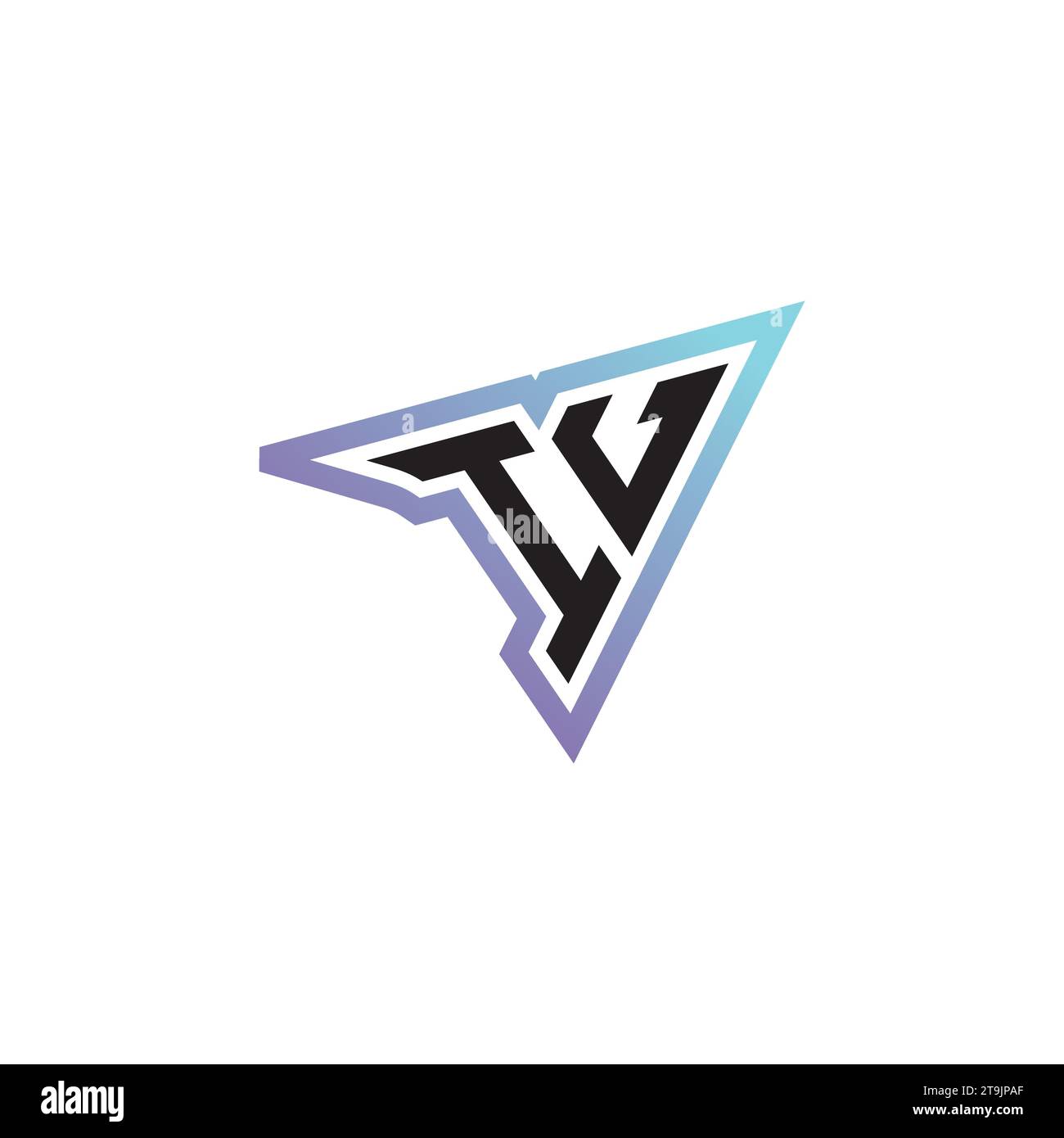 Letter iv logo hi-res stock photography and images - Alamy