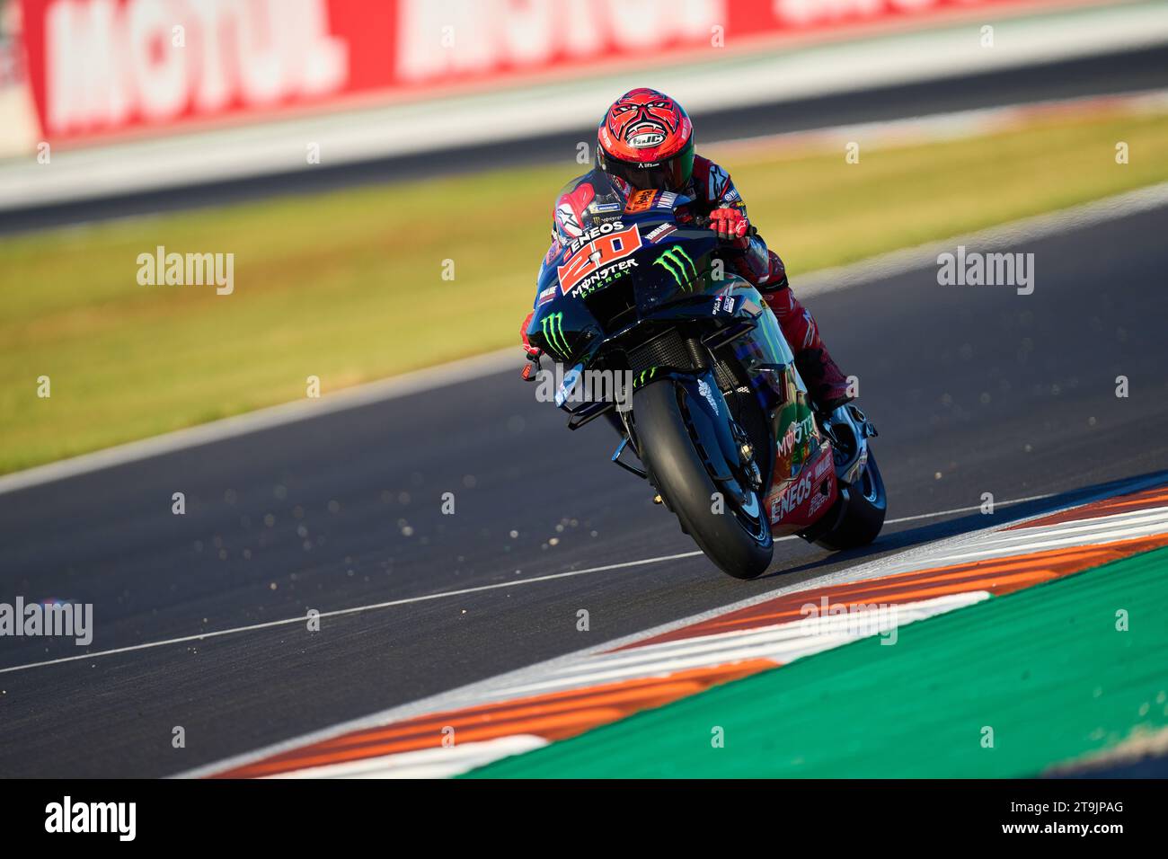 Fabio Quartararo of France and Monster Energy Yamaha MotoGP rides ...