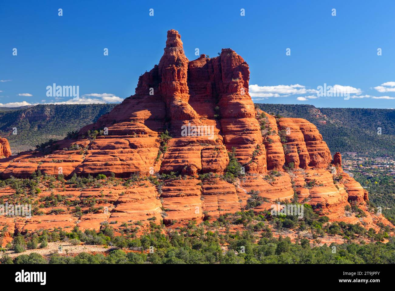 Famous Bell Rock Formation Sandstone Cliff Butte. Scenic Red Rock State ...