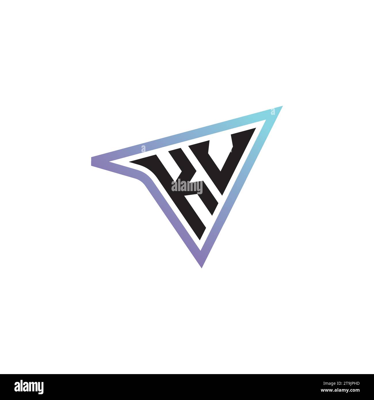 KU letter combination cool logo esport or gaming initial logo as a ...