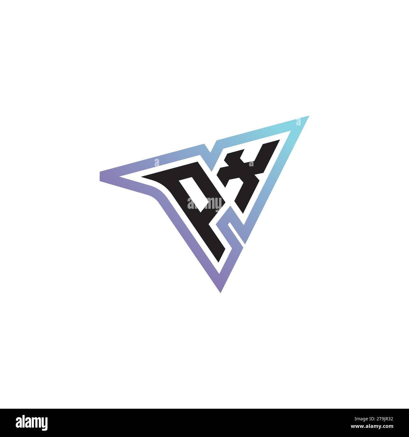 Px minimal logo design Stock Vector Images - Alamy