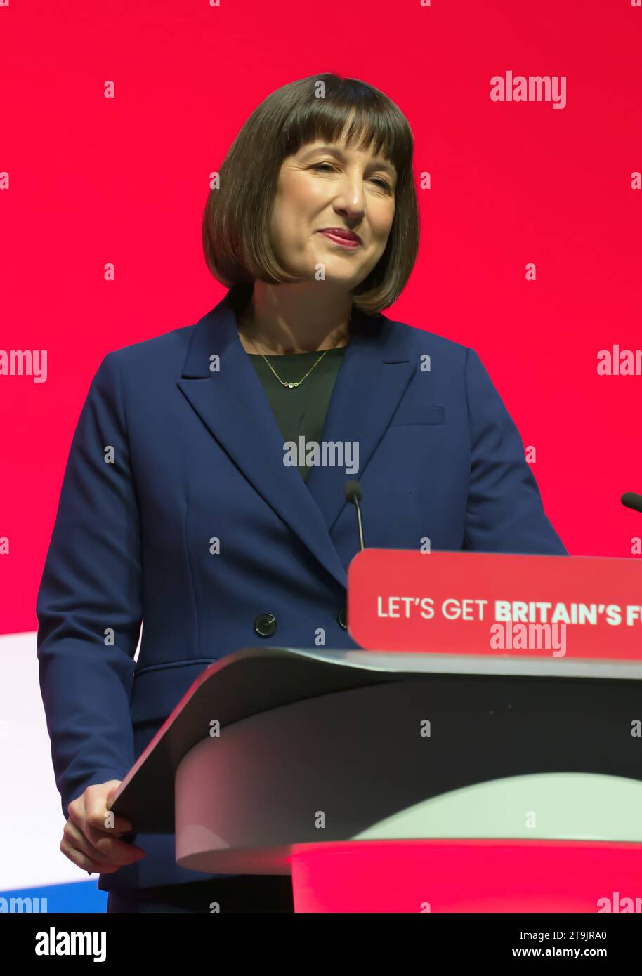 Rachel reeves labour party conference speech hi-res stock photography ...