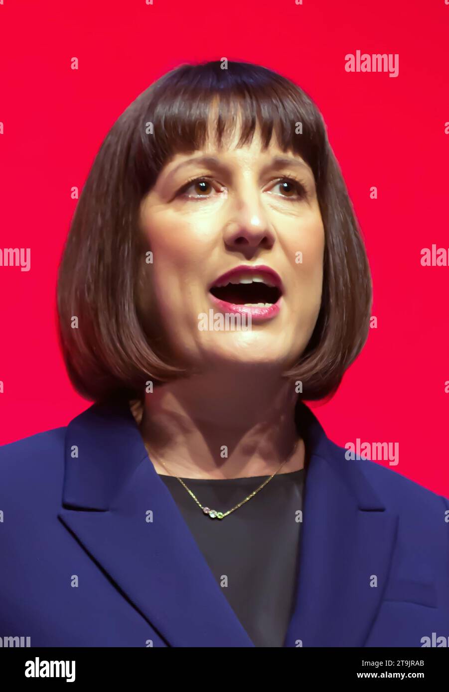 Rachel Reeves, Shadow Chancellor, Labour party delivers her speech on ...