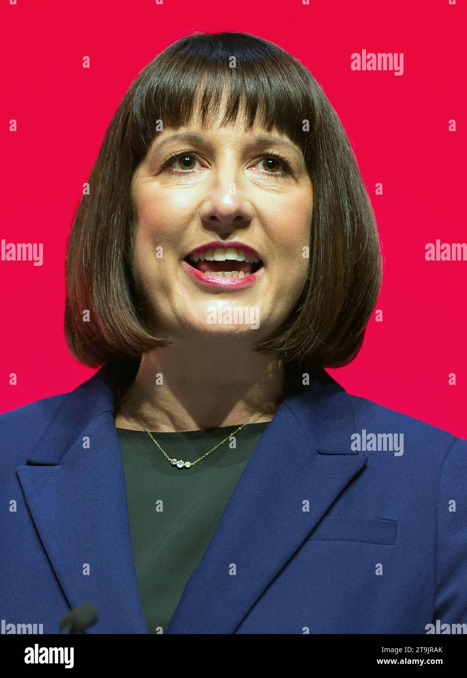 Rachel Reeves, Shadow Chancellor, Labour party delivers her speech on ...