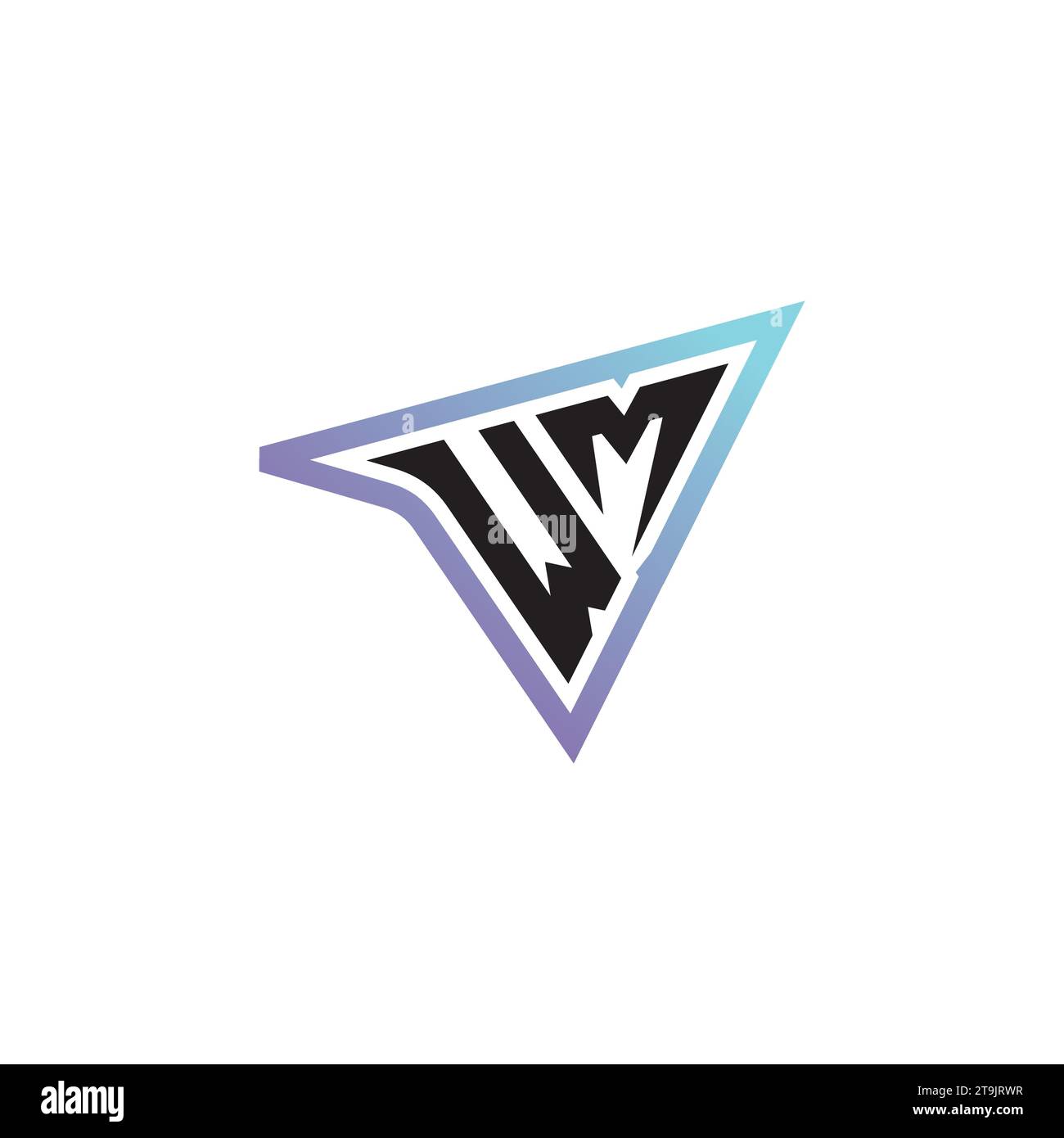 WM letter combination cool logo esport or gaming initial logo as a ...