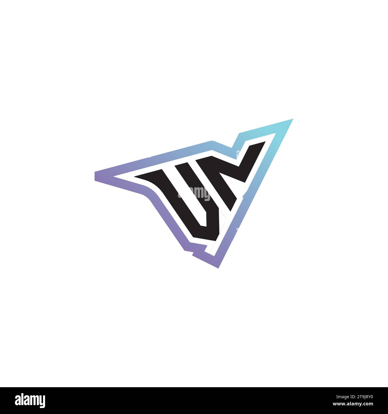 VN letter combination cool logo esport or gaming initial logo as a ...