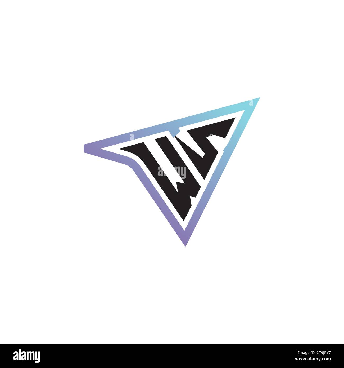 WS letter combination cool logo esport or gaming initial logo as a ...
