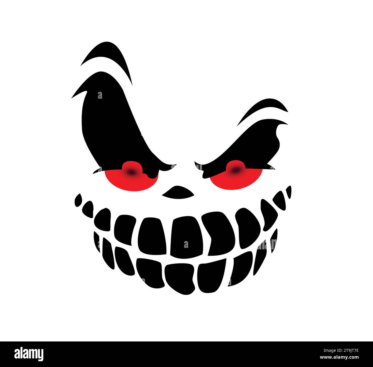 Grim facial expression Stock Vector Images - Alamy