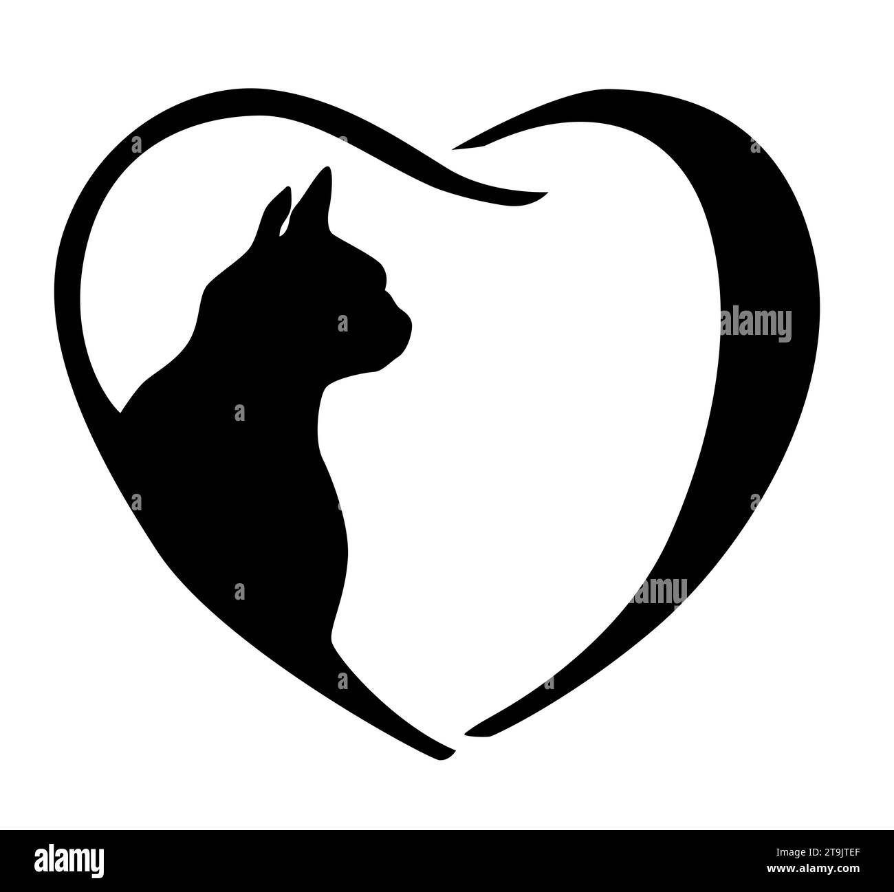 Cute cat illustrator on white background Stock Vector Image & Art - Alamy